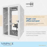 Jual Office Phone Booth Solo Plus / Office Pod / Vispace Ruang Meeting Portable Solo Plus ...