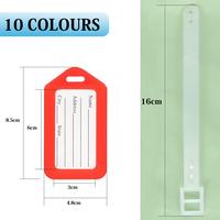 Jual Name Tag Koper / Tag Luggage / Luggage Tag Plastik / Tag Gantungan ...