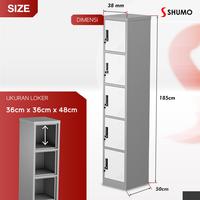 Promo Lemari Loker Besi 5 pintu|Locker Kantor Dokumen File - LOKER 5 ...