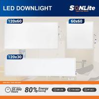 Jual SONLITE LED Downlight Panel 120x60 / 120x30 / 60x60 50Watt 7000k ...