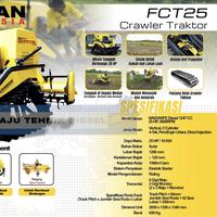 Jual Crawler Tractor Amfibi Traktor Crawler Firman FCT25 25hp [BOOKING ...