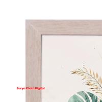 Jual Frame Bingkai Pigura Foto Minimalis Warna Kayu Broken White Ukuran ...