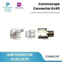 Promo AMP konektor RJ45 CAT6 Commscope Connector RJ 45 Cat 6 Original ...