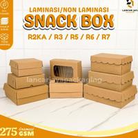 Jual box snack kotak kue jajan roti dus kemasan makanan r2 r3 r5 r6 r7 ...