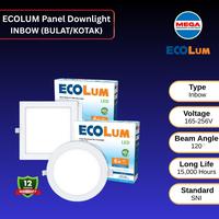 Promo ECOLUM Lampu LED Panel Downlight Round Recessed Inbow - 5 Inch ...