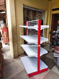 Jual Rak Gondola Minimarket Tinggi 120cm / 150cm / 170cm Lebar 35cm ...