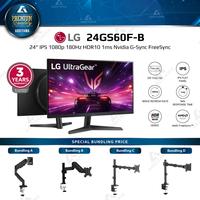 Promo Monitor LED UltraGear LG 24GS60F-B 24 Inch IPS 1080p FHD 180Hz ...