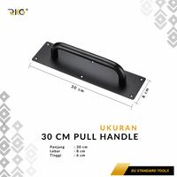 Jual Pull Handle Push Plate Stainless Steel Door Handles - Silver ...