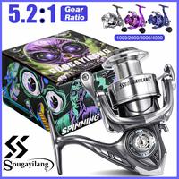 Promo Sougayilang [COD] Fishing Reel, 1000-4000 Series Spinning Fishing ...