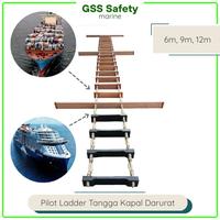 Jual Pilot Ladder Kapal Tangga Darurat Customizable - Tangga Monyet 6m ...