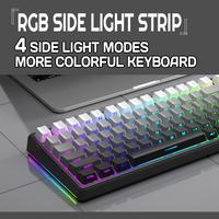 Promo ZIFRIEND ZT99 Keyboard Mekanik Ukiran Samping Gradien 99 Tombol ...