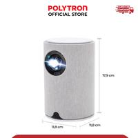 Promo POLYTRON Proyektor - PLP 71LHM 80 Inch HD Cicil 0% 3x - Kab ...