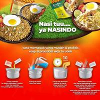 Jual NASINDO. NASI INSTAN SIAP SAJI. TINGGAL SEDUH Food Rice Makanan ...