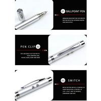 Jual Pulpen Multifungsi 5 in 1 Pen Laser Pointer Telescopic LED ...
