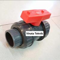 Jual Ball Valve True Union PVC 2" Inch Watermur PVC Double Union DN 50 ...