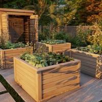 Jual Planter Box Tanam Kayu Estetik untuk Pot Tanaman dan Dekorasi ...