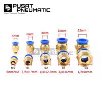 Jual MPC 4-02 One Touch Male Thread Straight Fitting Slip Lock Socket Push In Connector Nipple ...