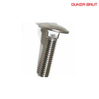 Jual Baut CB M6X20 / Baut Bemper 6X20 / Carriage Bolt M6 X 20 / Baut Payung 6 X 20 / Baut Pagar ...