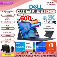 Jual Promo DELL XPS 13 TABLET 9315 3K 2IN1 TOUCH CORE i5-1230 8GB 512GB ...