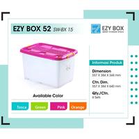 Jual Ezy Box Container Box Plastik 130 Liter Kotak Penyimpanan BESAR JUMBO MURAH 150 liter 95 ...