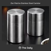 Jual Zen Matcha Stainless Steel Canister - Tempat Penyimpanan Bubuk Teh ...