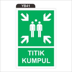 Jual Rambu Titik kumpul assembly point 90x60 cm - Jakarta Barat ...