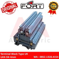 Jual Terminal Block UK Abu Abu UKK-5N / UKK5N 4mm Fort - Jakarta Pusat ...