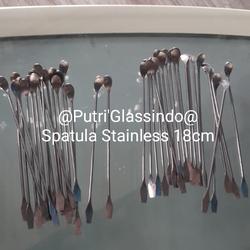 Jual Spatula / Sudip / Sutil Laboratorium Stainless 18 cm - Kota ...