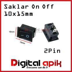 Jual Merah mini tombol Saklar 2 Kaki pin Switch On Off 2pin 10x15 10 x ...