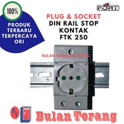 Jual DIN Rail Stop Kontak FTK-250 / FTK250 16A 250V Fort - Jakarta Pusat - AA Electric | Tokopedia