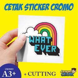 Jual Cetak Sticker Cromo / Kromo A3+ | Print + Kiss Cut - Jakarta Pusat ...