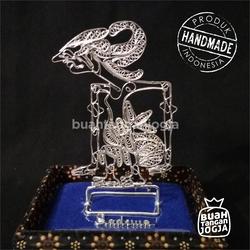 Jual Miniatur Wayang Werkudara Lapis Perak - Kerajinan Khas Kotagede Jogja - Kab. Bantul ...