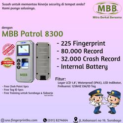 Jual Alat Patrol MBB 8300 Absensi Satpam Security Pakai Finger Check ...