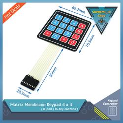 Jual 4x4 Matrix Membrane Keypad for Arduino - Jakarta Barat ...