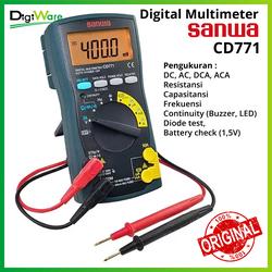 Jual digital multitester / digital multimeter SANWA CD771 ORIGINAL ...