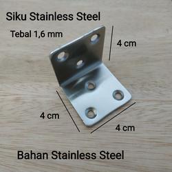 Jual Siku Stainless SS 304 40 x 40 MM x 5 MM x 6 Meter - Kota Surabaya ...