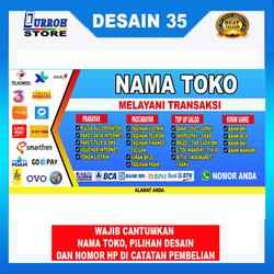 Jual Spanduk / Banner Konter Cell / Celluler Desain 30 - 100x50 ...