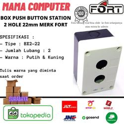 Jual FORT Control Box Push Button Station 2 Hole 22mm BX2-22 - Jakarta ...