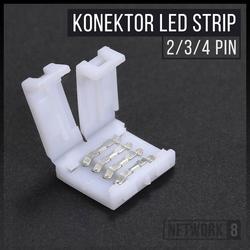 Jual KONEKTOR LED STRIP 4 PIN SOCKET CONNECTOR RGB SOKET DENGAN PIN ...