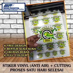 Jual Cetak Sticker Label Makanan Minuman Kemasan Produk / Stiker Vinyl ...