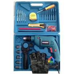 Jual MODERN M-2130 B Bor Listrik 13mm Tangan Tembok Beton Paket Set ...