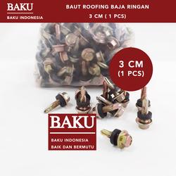 Jual Baut Roofing Atap Baja Ringan Ukuran 2cm 3cm 4cm 5cm 6cm 7cm 10cm ...