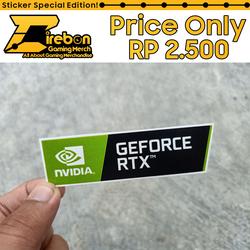 Jual Logo Stiker Sticker NVIDIA RTX VR 2060 2070 2080 2080Ti Titan G ...