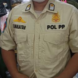 Jual Seragam PDL POL PP/Seragam PolPP/Baju pol pp/ Hijau Pol pp/Seragam ...