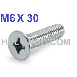 Jual Baut JF M6 x 15 Flat Head (+) Galvanized - 100 pcs - Kota Surabaya - CV. MANDIRI TEKNIK ...