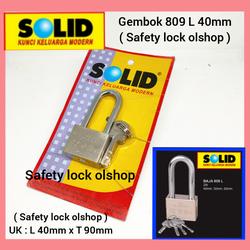 Jual Gembok Baja SOLID 809 40 mm - Jakarta Barat - Safety Lock | Tokopedia