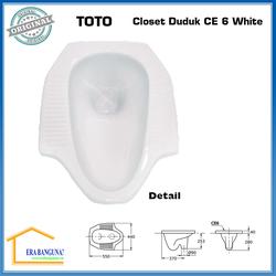 Jual Closet jongkok TOTO CE9/Closet jongkok CE 9 white - Jakarta Pusat ...