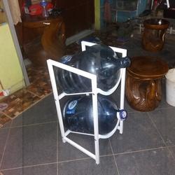 Jual Rak Galon 2 Susun Besi Pakai Roda Penyimpanan Galon new - Jakarta ...