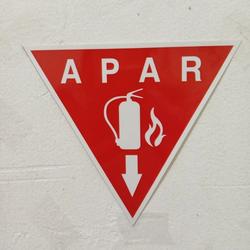Jual SIGN STICKER K3 RAMBU SAFETY SEGITIGA APAR ALAT PEMADAM API ...