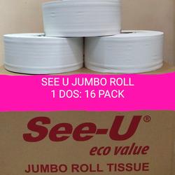 Jual SEE-U Jumbo Roll Tissue [16 roll/256m x 2 PLY] - Kab. Tangerang ...